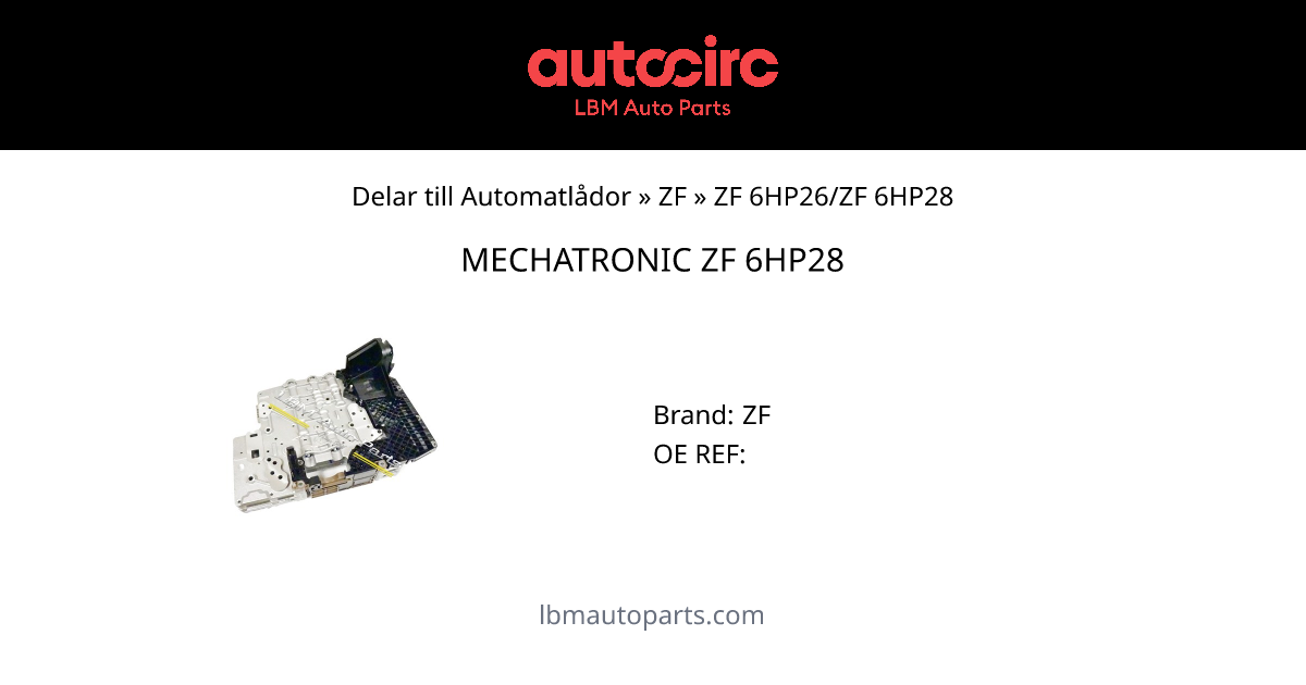 MECHATRONIC ZF 6HP28