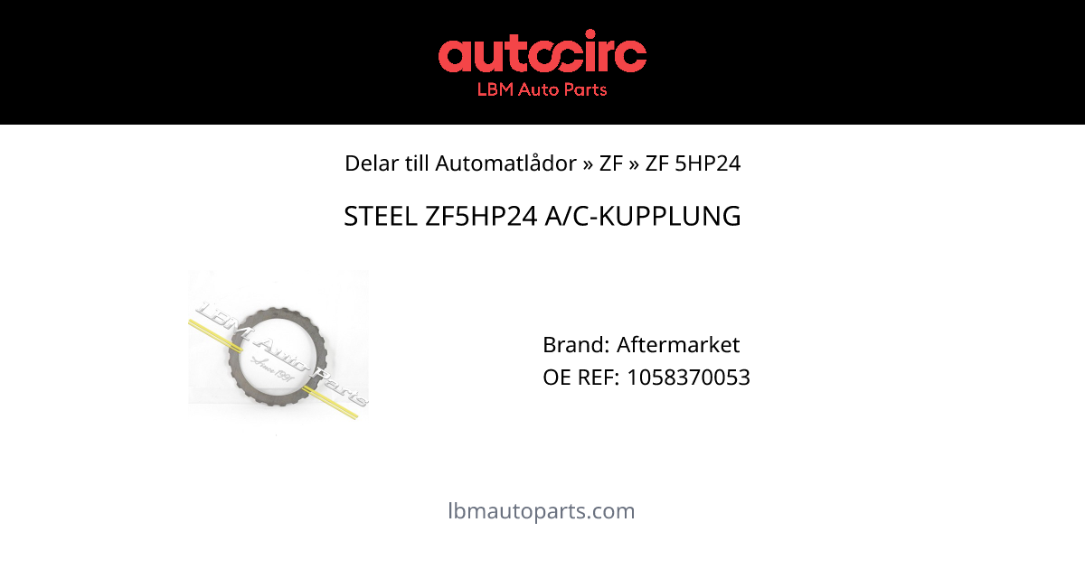 STEEL ZF5HP24 A/C-KUPPLUNG