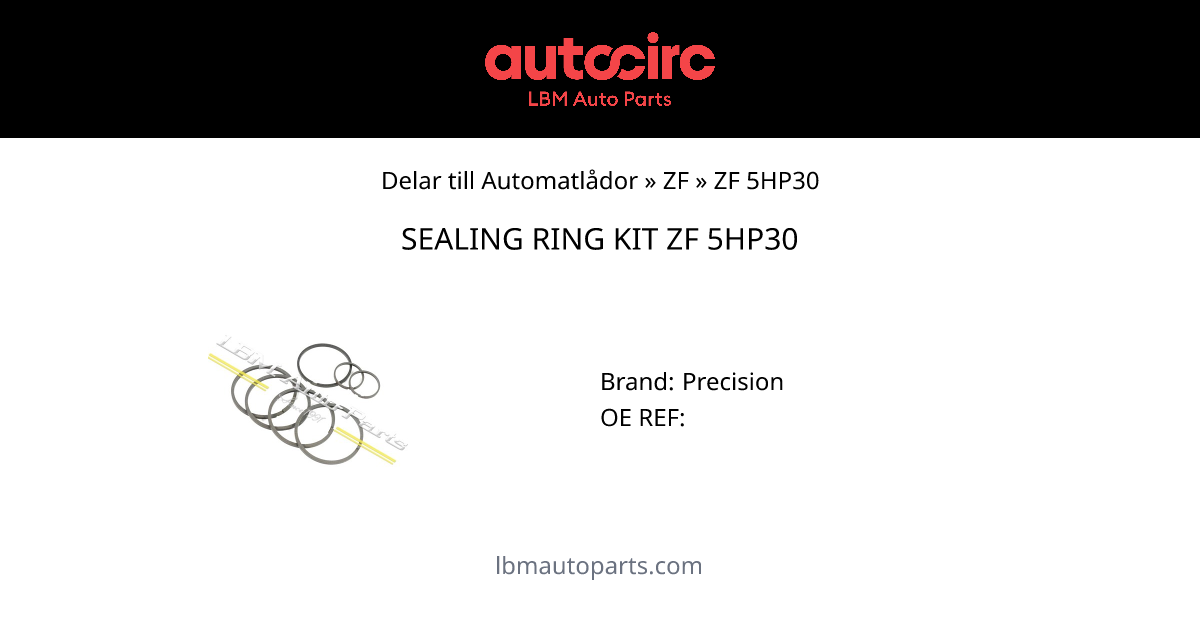 SEALING RING KIT ZF 5HP30