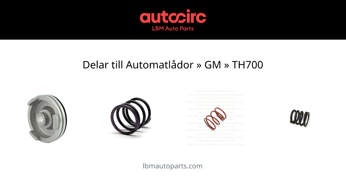 Delar till Automatlådor » GM » TH700