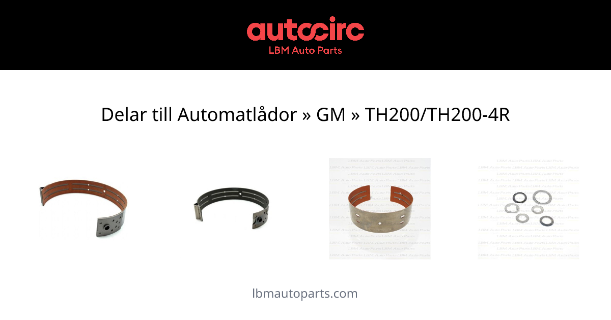 Delar till Automatlådor » GM » TH200/TH200-4R